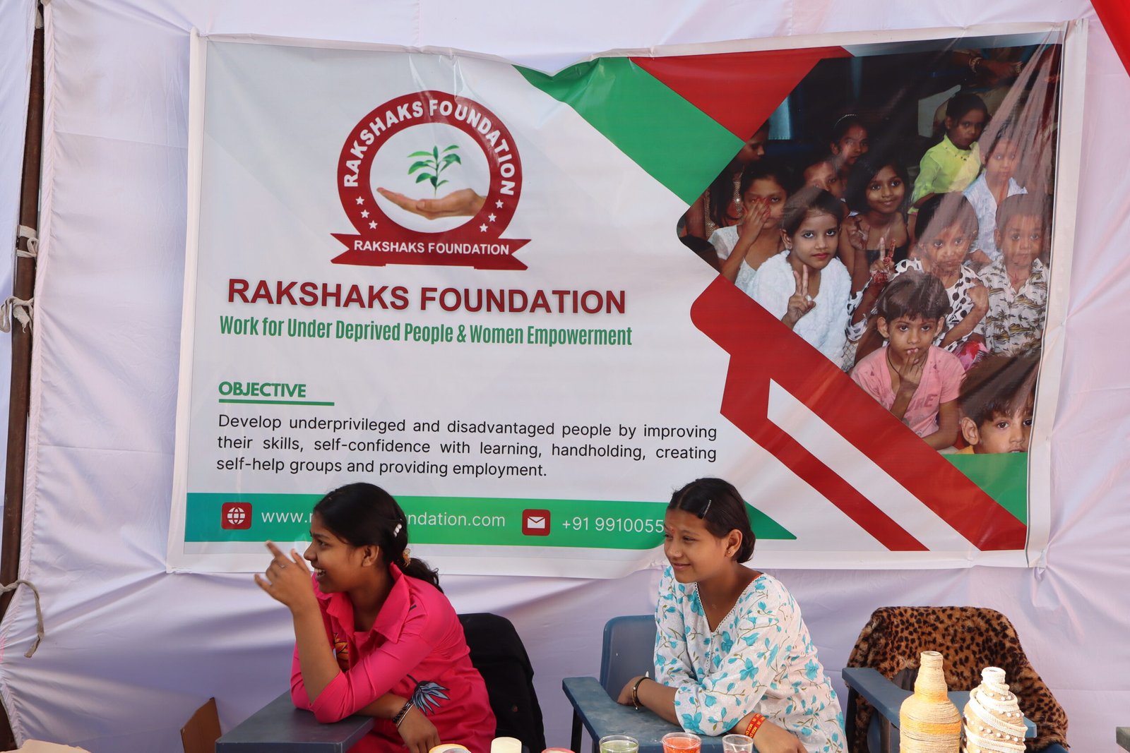 Empower Women, Support Children, Create Change - Rakshaks Foundation